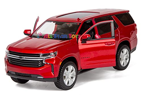 Maisto 2022 Chevy Tahoe 1:26 Scale Diecast Model 31533 (Red)