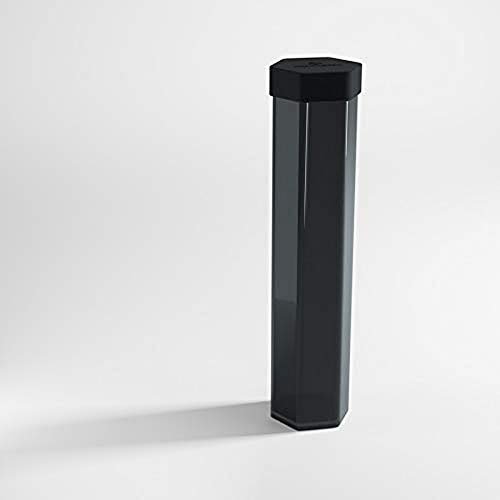 Gamegenic Playmat Tube | Secure Game Mat Storage | Organizes and Protects Standard-Sized and Extra Large Playmats | Unique Hexagonal Shape | Semi-Transparent Black Color | Made