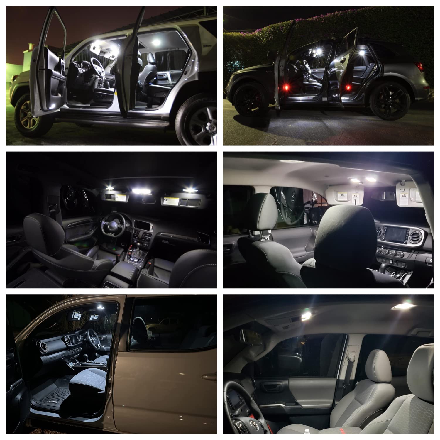 13pcs Interior LED Lights Bulb Kit for Ford Taurus 2010 2011 2012 2013 2014 2015 2016 2017 2018 2019 Map Dome Trunk License Plate Lights LED Interior Light Bulbs Package + Install Tool