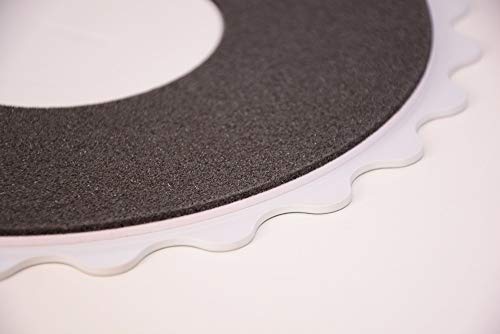 HONEYSEW Circle Rotary Cutting Mat Diameter 20cm(8") Self Healing for Any Table Protection Board Quilt Fabric Doing Crafts Sewing Quilting Projects Rotating Cutter Pad (Green Color)