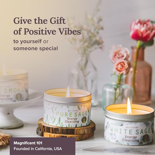 Magnificent 101 Long Lasting Taurus Zodiac Candle | 6 Oz - 35 Hour Burn | Peach Vanilla Scented Soy Wax Candle | Harness The Power of Astrological Signs to Find Your Strength