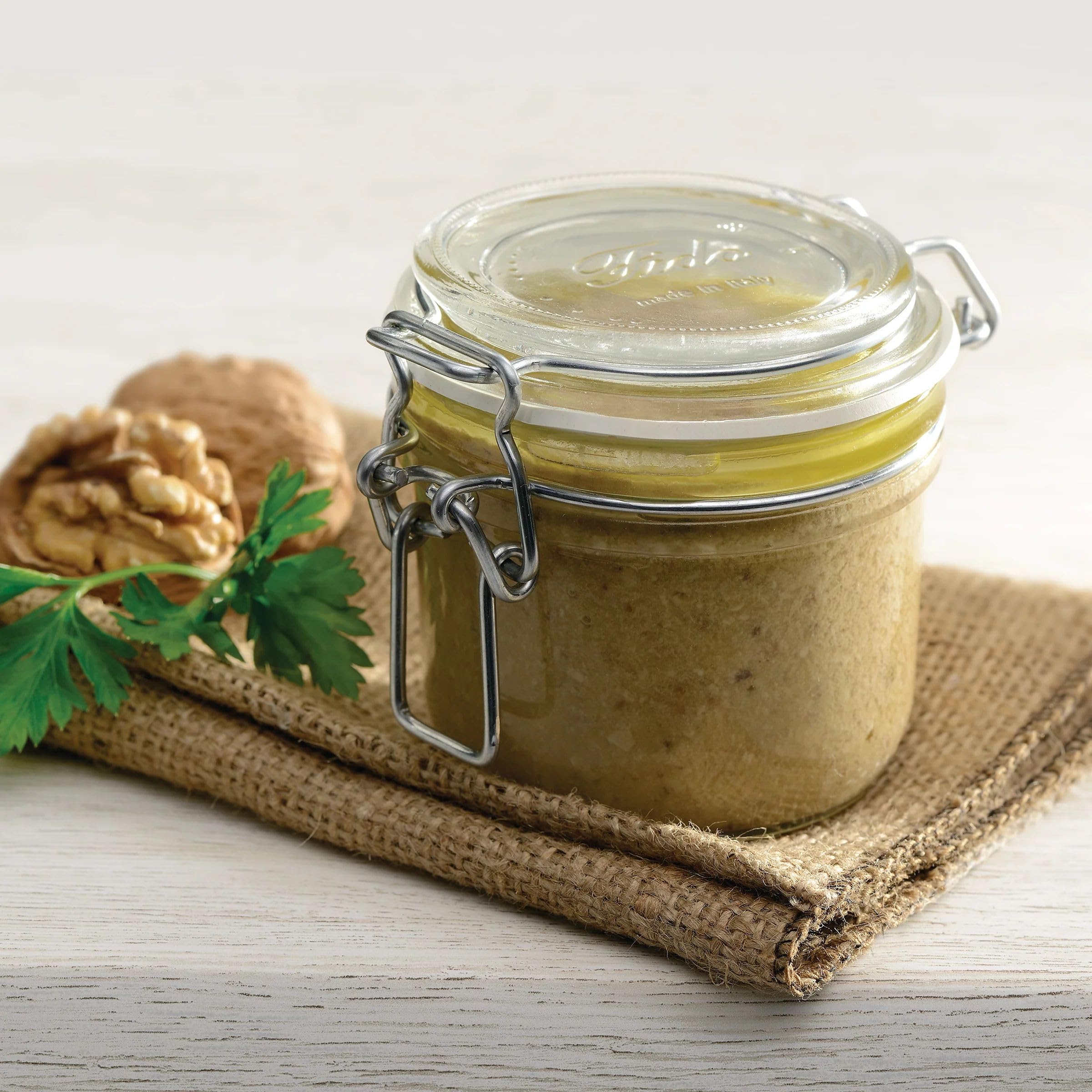 Bormioli Rocco 1234 Fido Clear Jar, 6.75 Oz, 6.75 Ounce