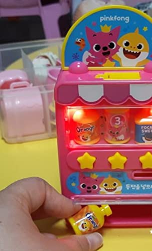 Kids Baby Cute Shark Family Mini Drink Vending Machine Toy+2Cheese#.3 Tissue
