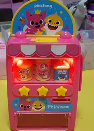 Kids Baby Cute Shark Family Mini Drink Vending Machine Toy+2Cheese#.3 Tissue
