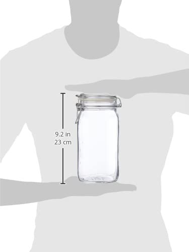 BORMIOLI ROCCO Square Fido Jar 1.5 lt, 1 EA
