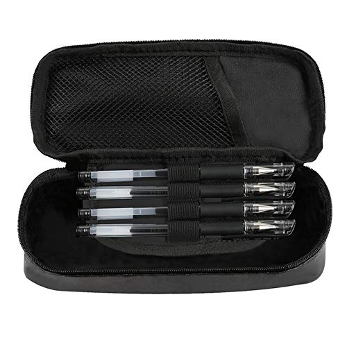 Animal Basket Cat Pencil Case PU Leather Pencil Pen Bag Large Capacity Pen Box Pencil Pouch Makeup Bag with Zip