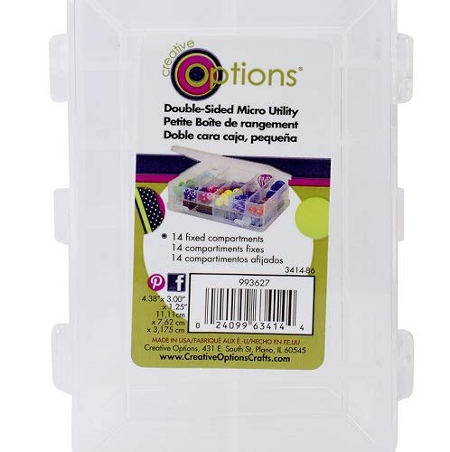 Creative Options 341486 Home Storage Organizer, One Size, Clear