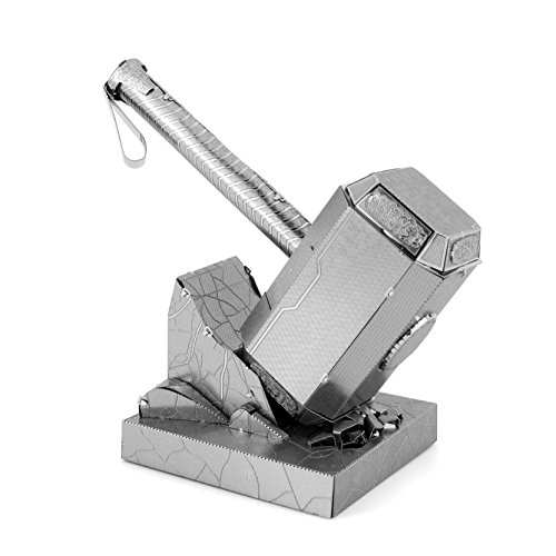 Metal Earth 3D Model Kits Marvel Avengers Set of 2 CA Shield & Thor's Hammer (Mjolnir)