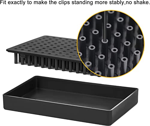 Yocoolfun Model Painting Stand Base Holder and 12PCS Bendable Alligator Clip Stick Set Modeling Tools for Airbrush Hobby Model Parts