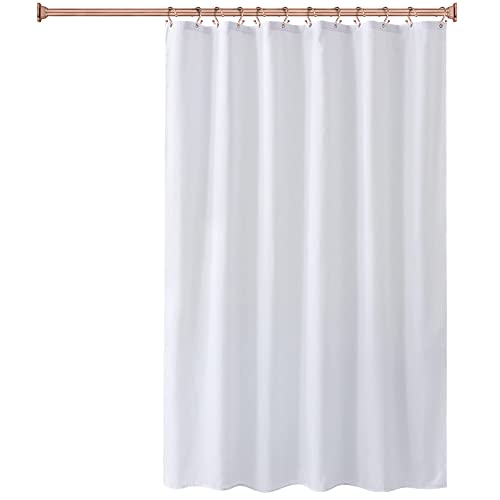 Splash Home S Shape Decorative Shower Curtain Hooks, Rust-Resistant Metal Shower Curtain Rings, for Bathroom Rod and Curtain Hangers, Kitchen Essentials and Clothing, Set of 12 Hook - Copper