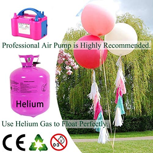 IN-JOOYAA 24 Inch Latex Round Balloons 5 Pack Orange Thick Big Balloons for Party Decorations