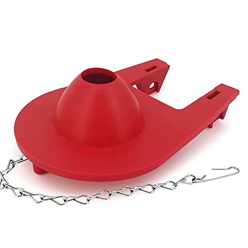 Toilet Flapper Replacement Kit High Performance 2 Inch Toilet Flapper (Red 2"1pc)