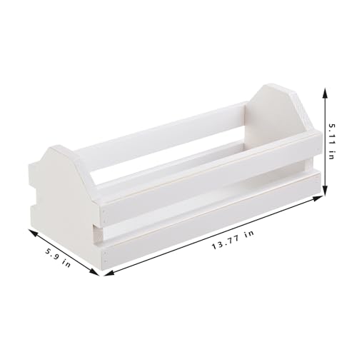 Roeveca Toilet Tank Tray Basket Toilet Paper Storage Farmhouse Decor Toilet Tank Topper Bathroom Storage Organizer Bathroom Organizer Countertop Container