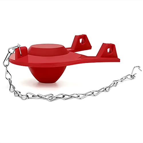 Toilet Flapper Replacement Kit High Performance 2 Inch Toilet Flapper (Red 2"1pc)