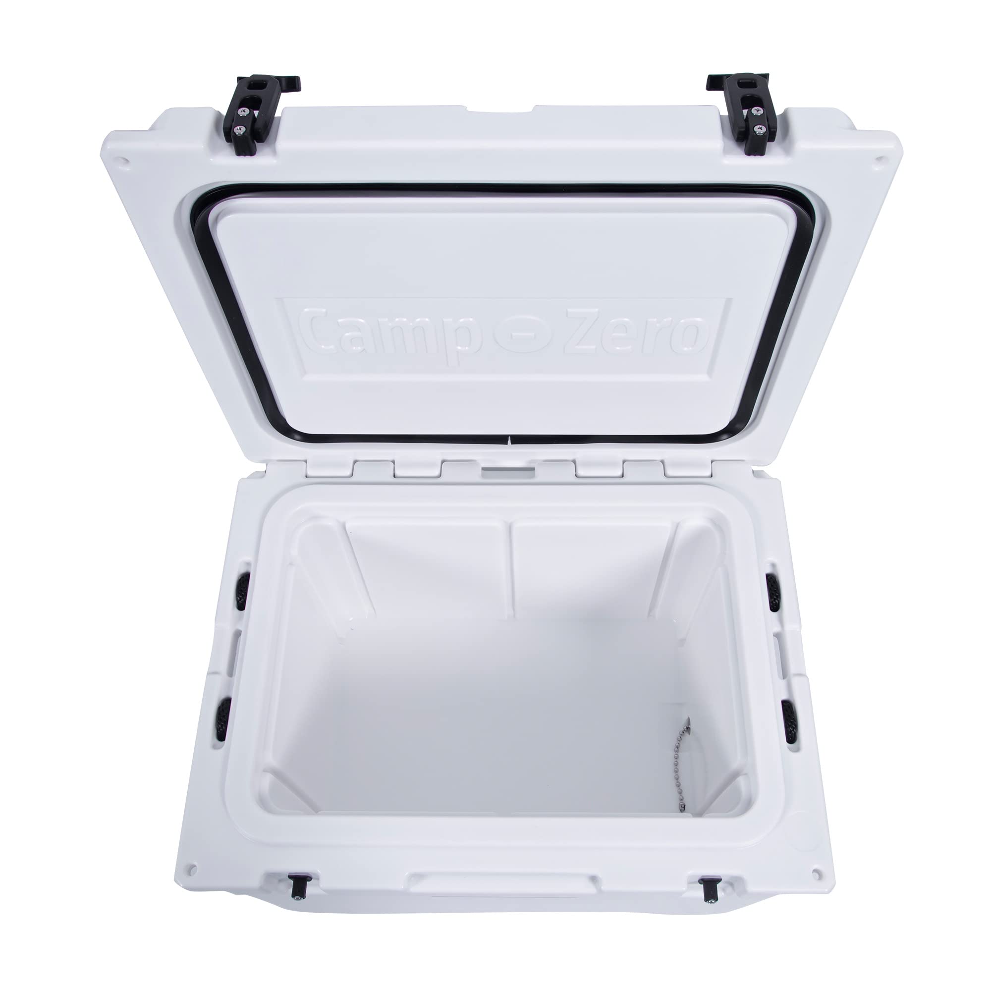 CAMP-ZERO 40L-42 Quart Hard Cooler Ice Chest, Perfect for Drinks, Beach, Picnics, Boating, Hunting, Camping and Travel with 4 Molded-in Cup Holders and Comfort Grip Handles
