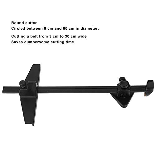 Glass Cutter Circular Glass Cutting Tool, Round Strips Glass Cutter Heavy Duty Hand Operated Glass Cutter, Adjustable Glass Cutting Tool for DIY Art Craft Professional Construction