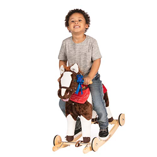 Rockin' Rider Admiral 2-in-1 Horse Brown Large
