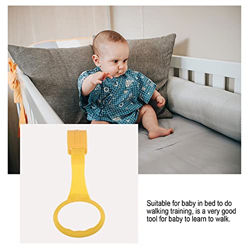 Kisangel Baby Crib Pull Ring Baby Toddler Walking Assistant Pull Up Ring Safety Activity Gym Toys for Baby Toddler Infant Parents Random Color 4pcs