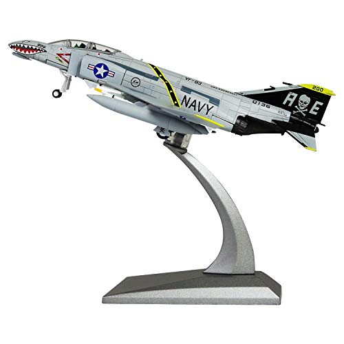 1/100 Scale F-4C PhantomⅡAttack Plane Metal Fighter Military Model Fairchild Republic Diecast Plane Model for Commemorate Collection or Gift