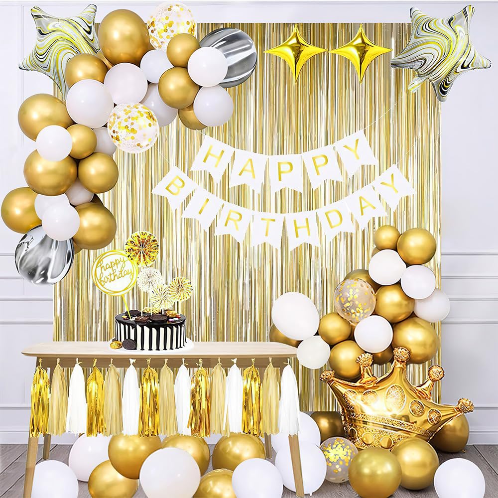 Gold Metallic Balloons - 60pcs, 5 Inch, Golden, For Christmas, Valentine's Day, Parties & More