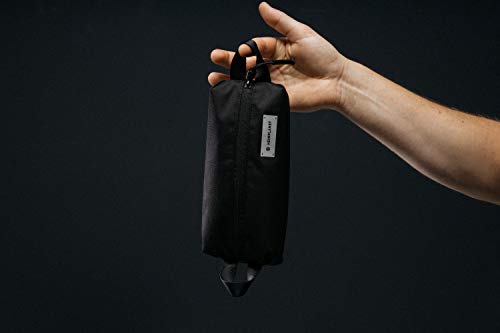 HEIMPLANET Original | HPT Carry Essentials - Simple Pouch | Simple Pencil case/Pouch Made of Water-Resistent and Durable DYECOSHELL | Supports1% for The Planet (Black)