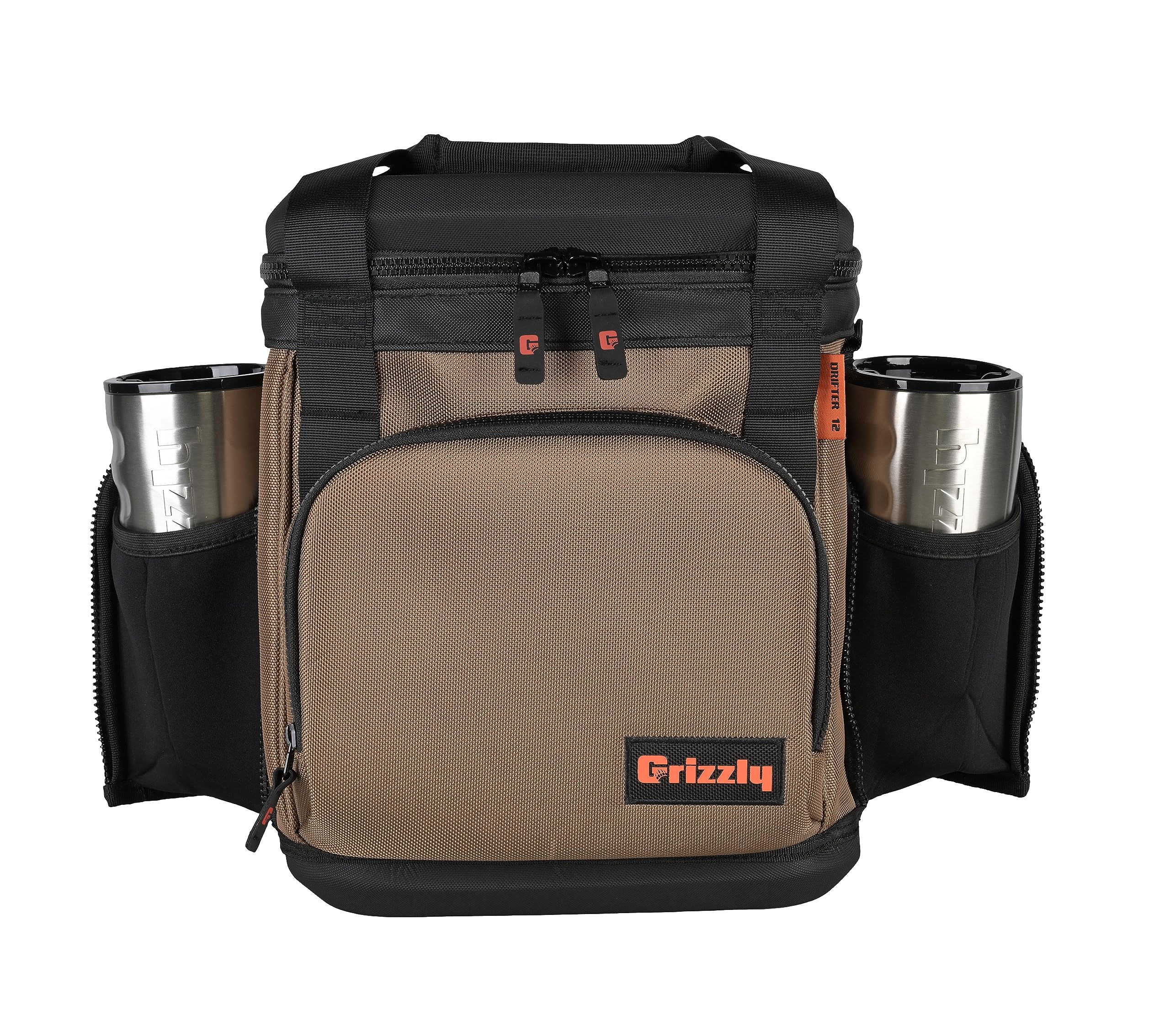 Grizzly 12 Quart Drifter Cooler, Tan, Polyester