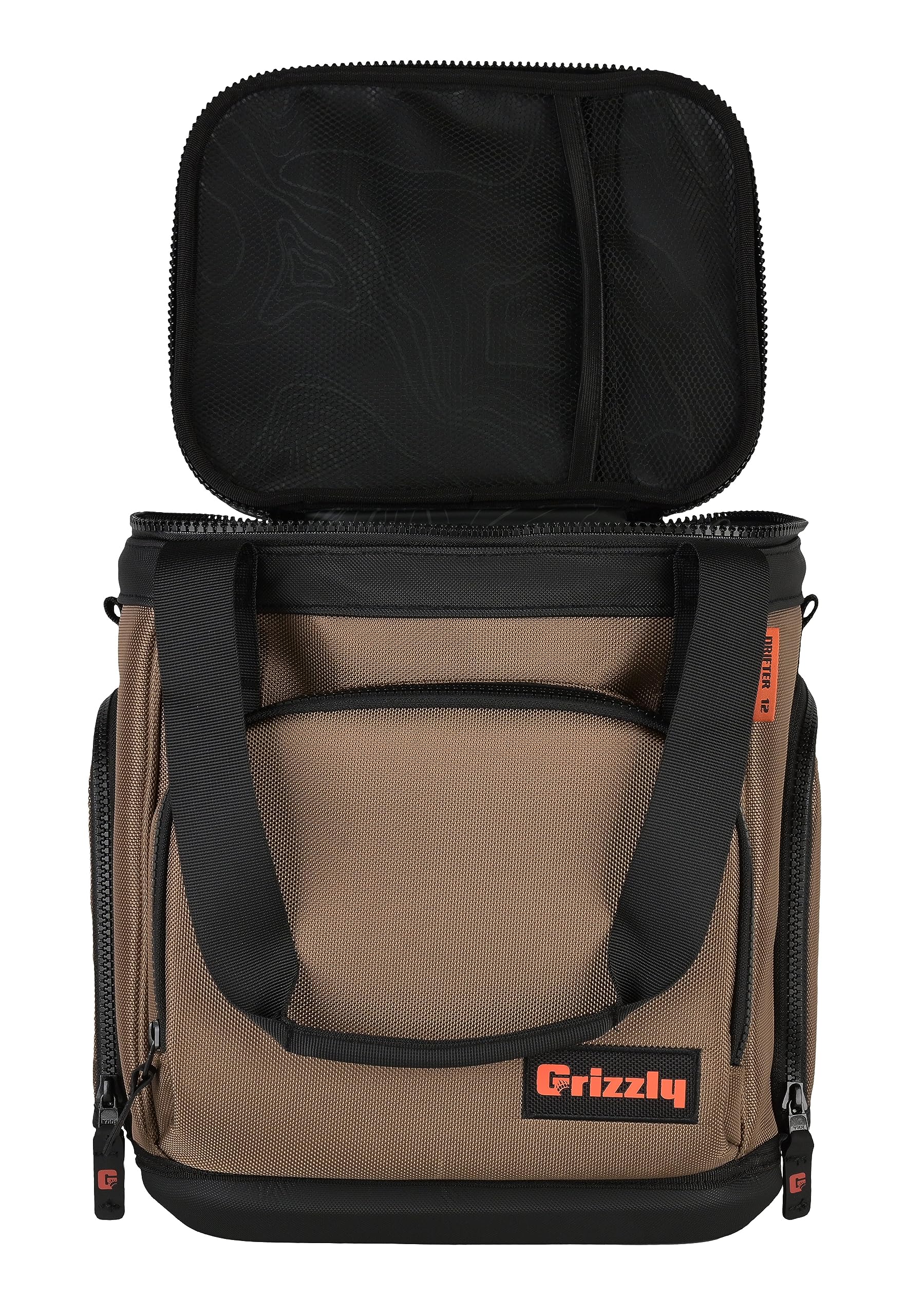 Grizzly 12 Quart Drifter Cooler, Tan, Polyester