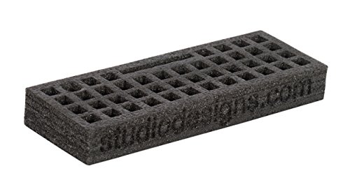 SD STUDIO DESIGNS Modern Flexible Foam Table Top Organizer for Markers 2 Pk, 15 mm Slots