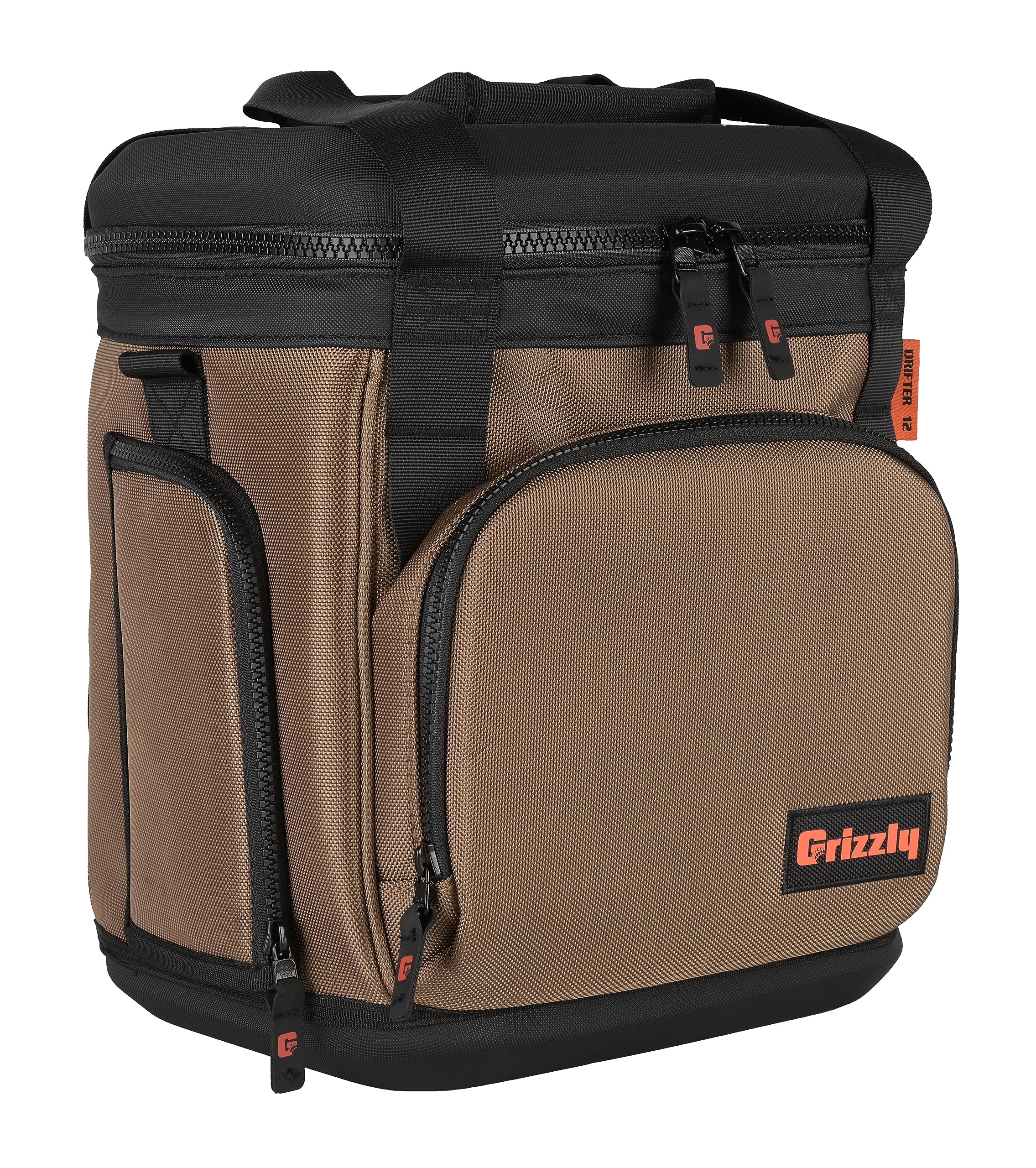 Grizzly 12 Quart Drifter Cooler, Tan, Polyester