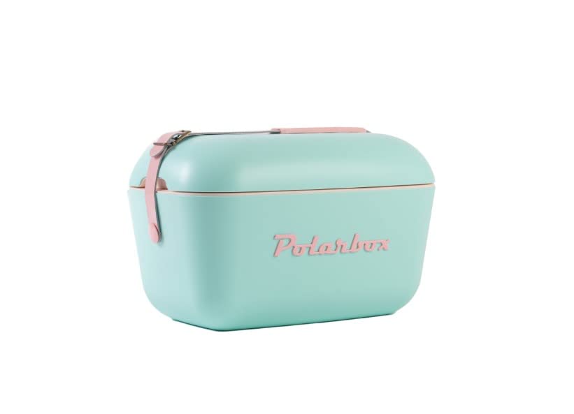 Polar Box Cooler Box, 21Q, 6.5 gal (20 L), Outdoor Camping, BBQ, Fishing, Cyan, Pop Model