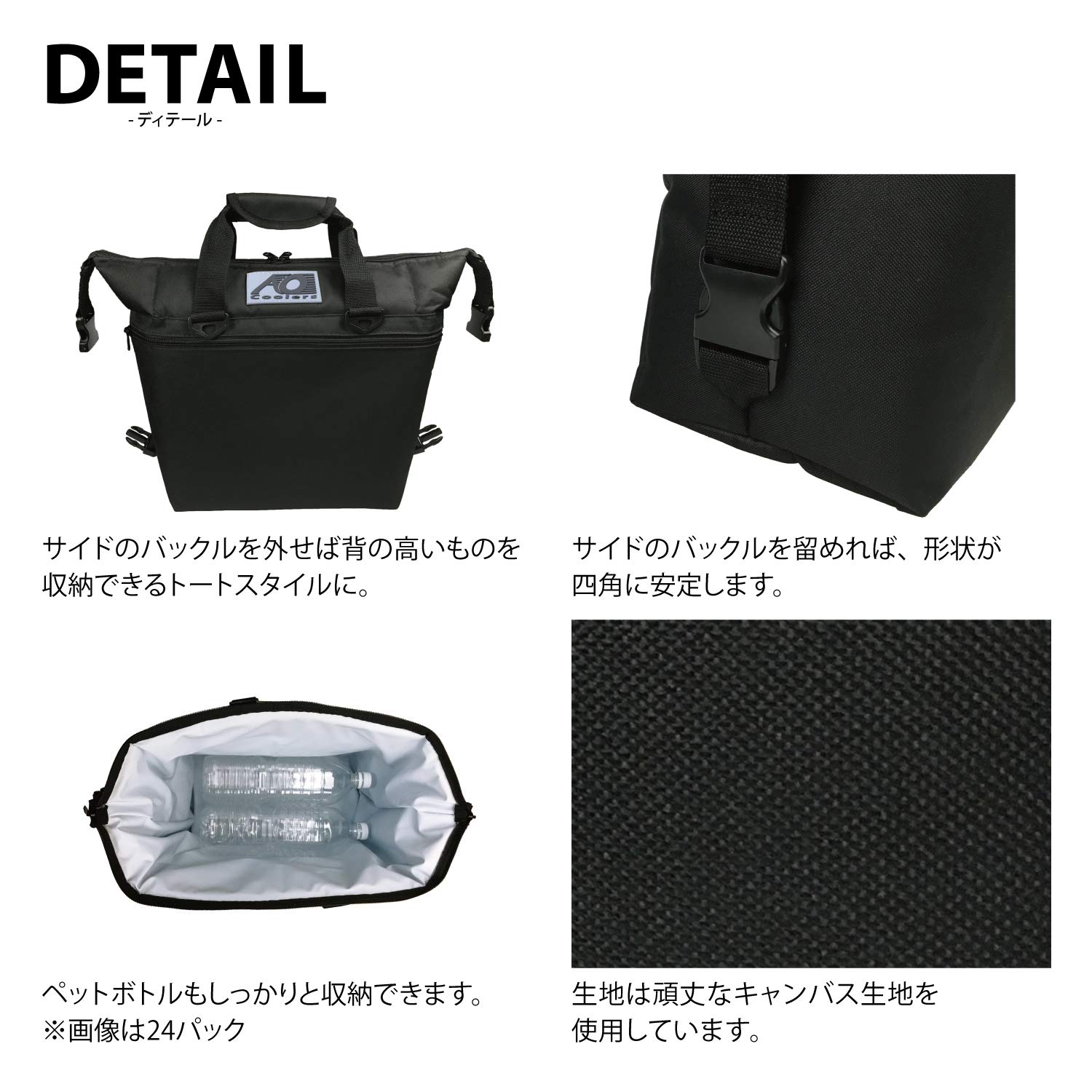 AO Coolers Original Soft Cooler with High-Density Insulation, Charcoal, 12-Can