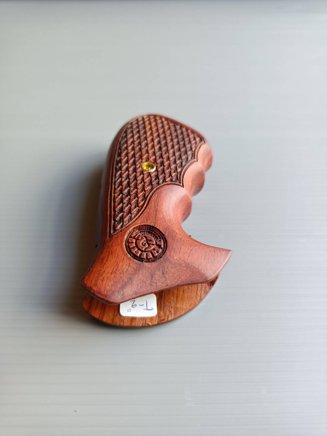 BMPL Hardwood New Taurus Model 85 856 M 85 M85 M856 .38 Special 2" 2 inch Grips Hard Wood Smooth Finger Groove Handmade Handcraft
