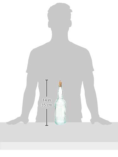 Bormioli Rocco Country Home Assisi 24 Ounce Bottle, Set of 6