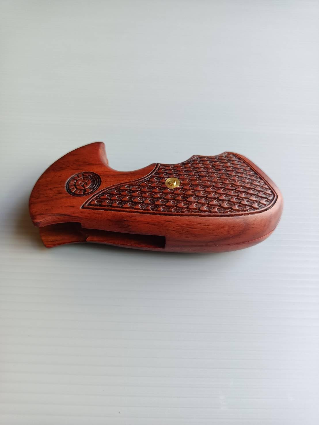 BMPL Hardwood New Taurus Model 85 856 M 85 M85 M856 .38 Special 2" 2 inch Grips Hard Wood Smooth Finger Groove Handmade Handcraft
