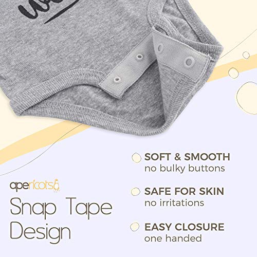 Apericots Baby Bodysuit, Funny Baby Clothes, Don't Look at Me, That Smell is from Daddy, Newborn, Light Blue