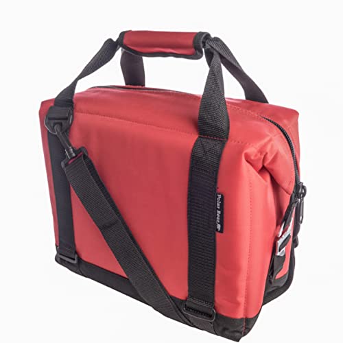 Polar Bear Coolers 12 Pack Original Soft Cooler Red