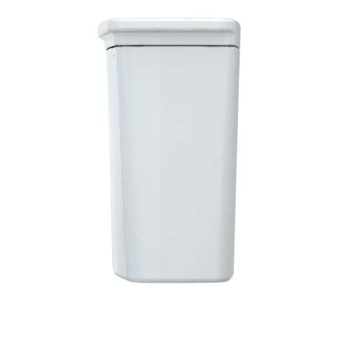 TOTO Drake Transitional 1.28 GPF Toilet Tank with WASHLET+ Auto Flush Compatibility, Cotton White - ST786EA#01