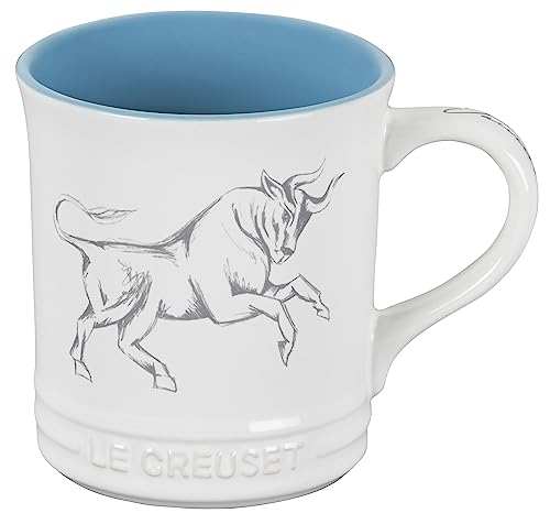 Le Creuset Stoneware Zodiac Coffee Mug, 14 oz., Taurus