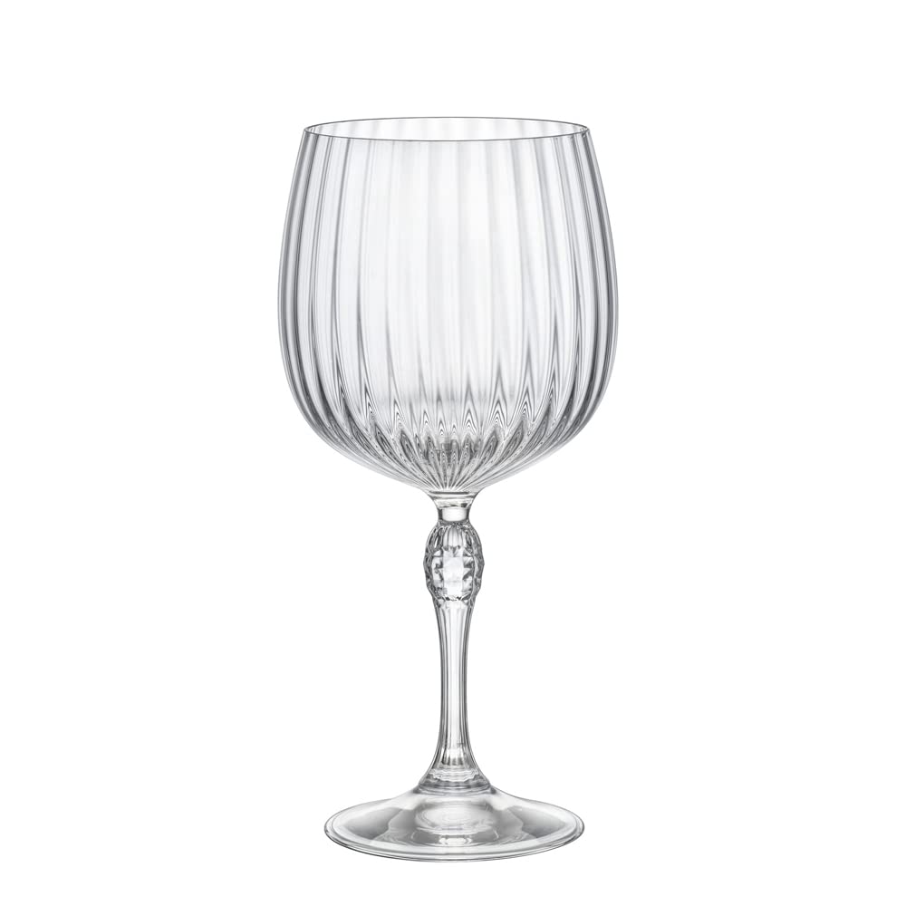 Bormioli Rocco America '20s 25.25 oz. Gin Tonic Glass, Clear, Set of 4