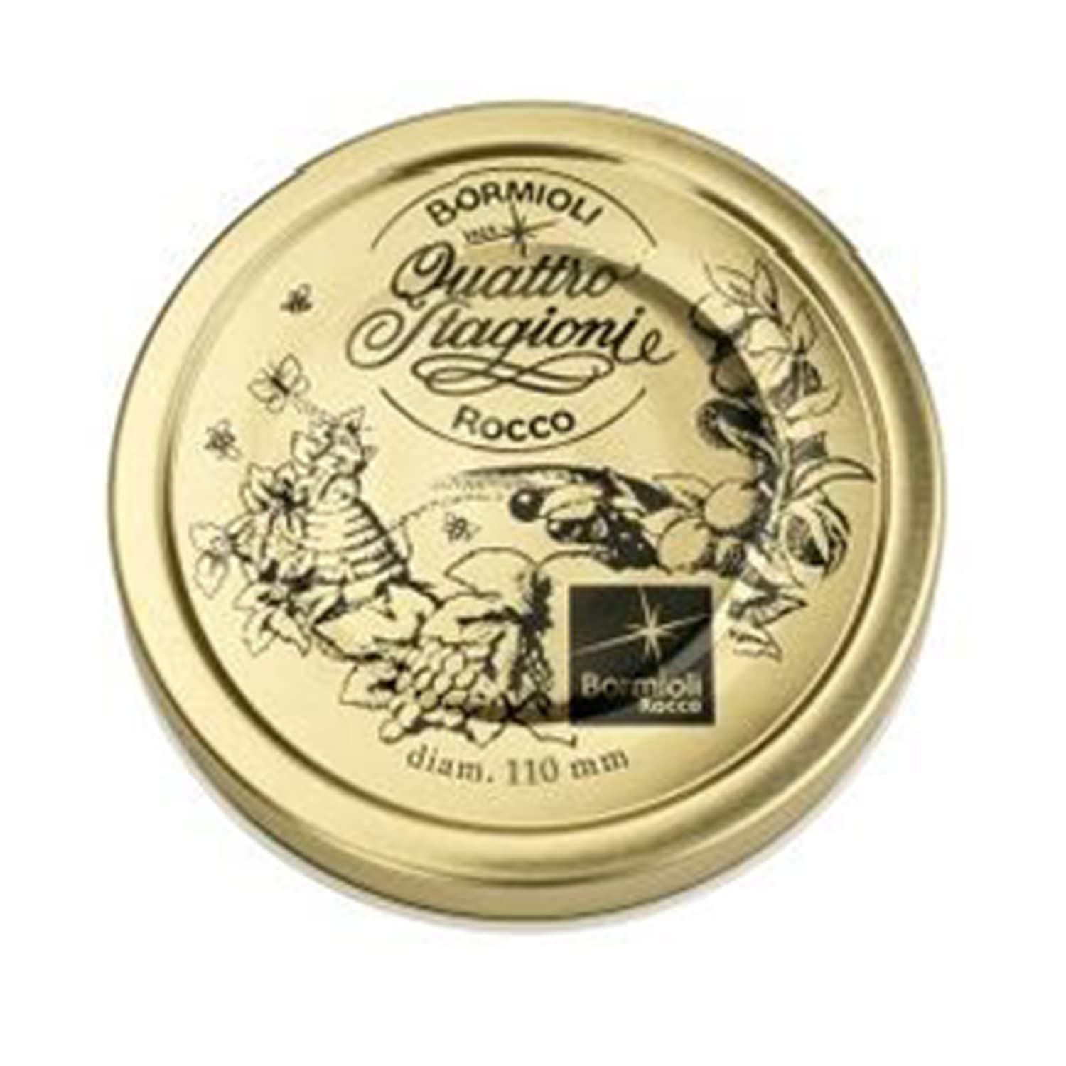 Bormioli Rocco DM.110 Quattro Stagioni Capsule, Multicoloured, 110 mm