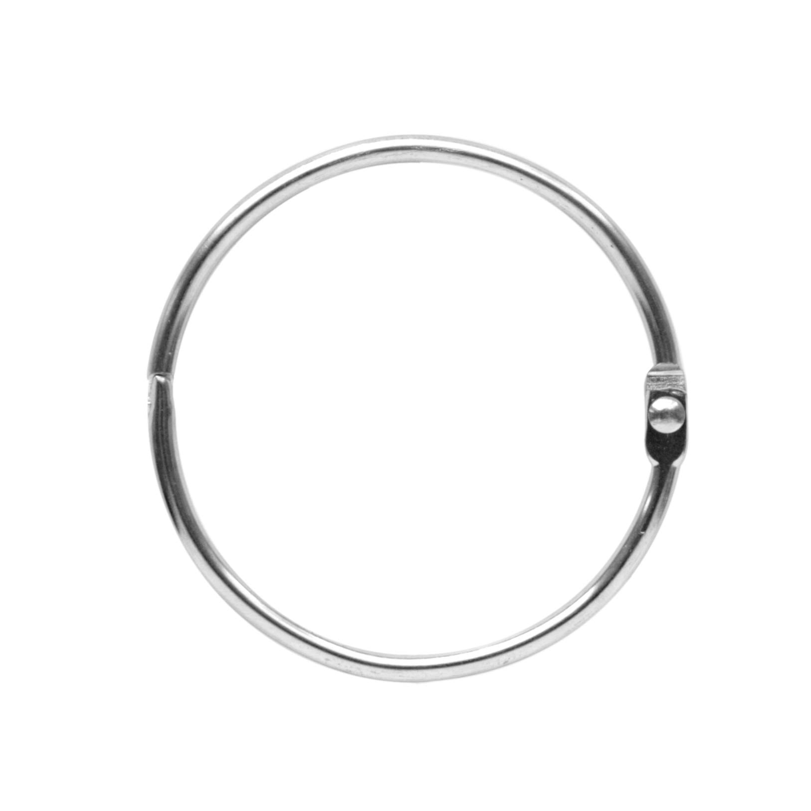 Zenna Home Stainless Steel Rust-Resistant Shower Curtain Rings, Set of 12 Round Metal Hooks with Secure Clasping Mechanism, 2-Inch Diameter, Chrome Finish