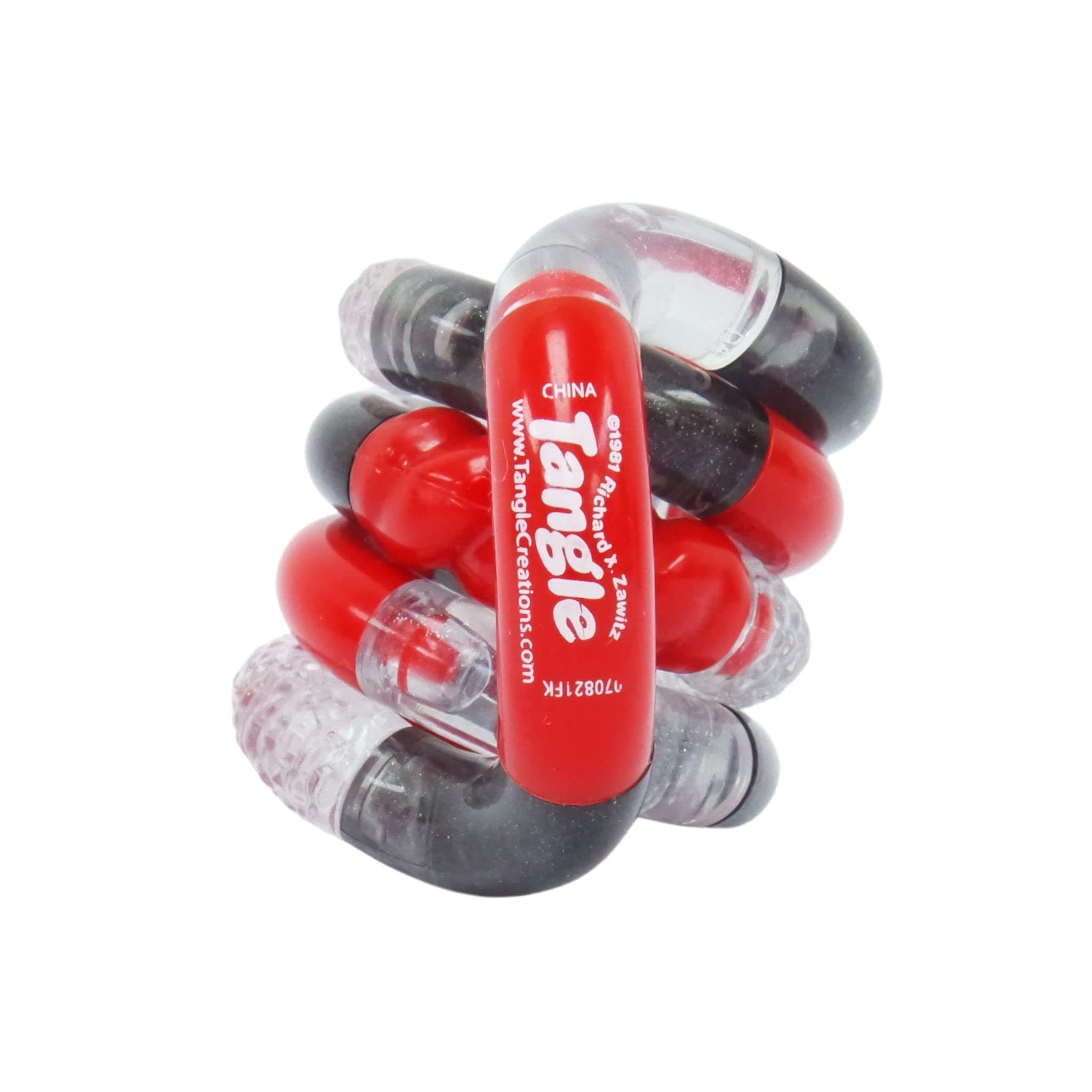 Tangle® Jr. Textured 4-Pack Genuine Tangle Toys Fidget Pack - Textured Fidget Toy Fidgets Pack for Kids and Adults - Fidget Toy for School - Gift for Teens and Adults