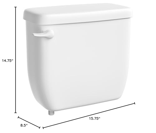 PROFLO PF2312 Jerrit Toilet Tank Only - Less Seat - White
