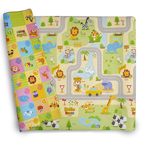 Parklon Baby Soft Play Mat (Hello Bear Smiletown, Medium)
