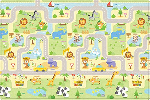 Parklon Baby Soft Play Mat (Hello Bear Smiletown, Medium)