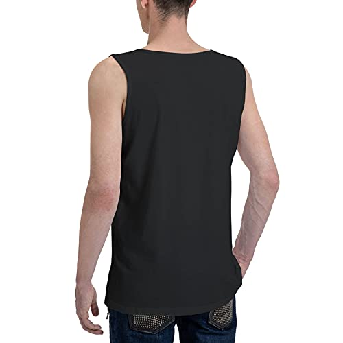 Toilet-Bound Anime Hanako-Kun Men's Tank Tops Tshirt Cool Custom Sleeveless Shirts Black 3X-Large
