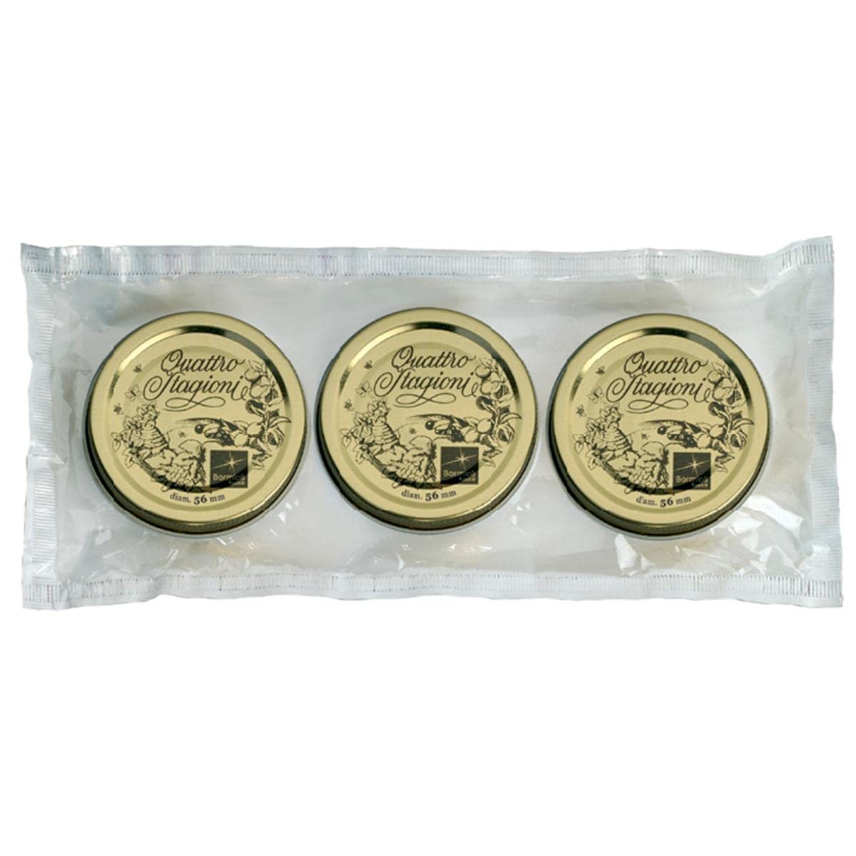Bormioli Rocco Quattro Stagioni Replacement Lids - #56 (2.25") - Set of 3