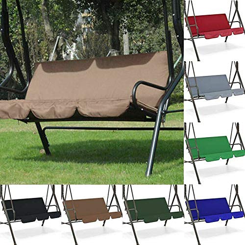 Swing Cover Chair Waterproof Cushion Patio Garden Yard Seat Replacement Seat Protect Cover (Grey)