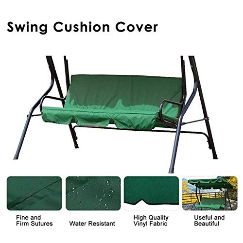 Swing Cover Chair Waterproof Cushion Patio Garden Yard Seat Replacement Seat Protect Cover (Grey)