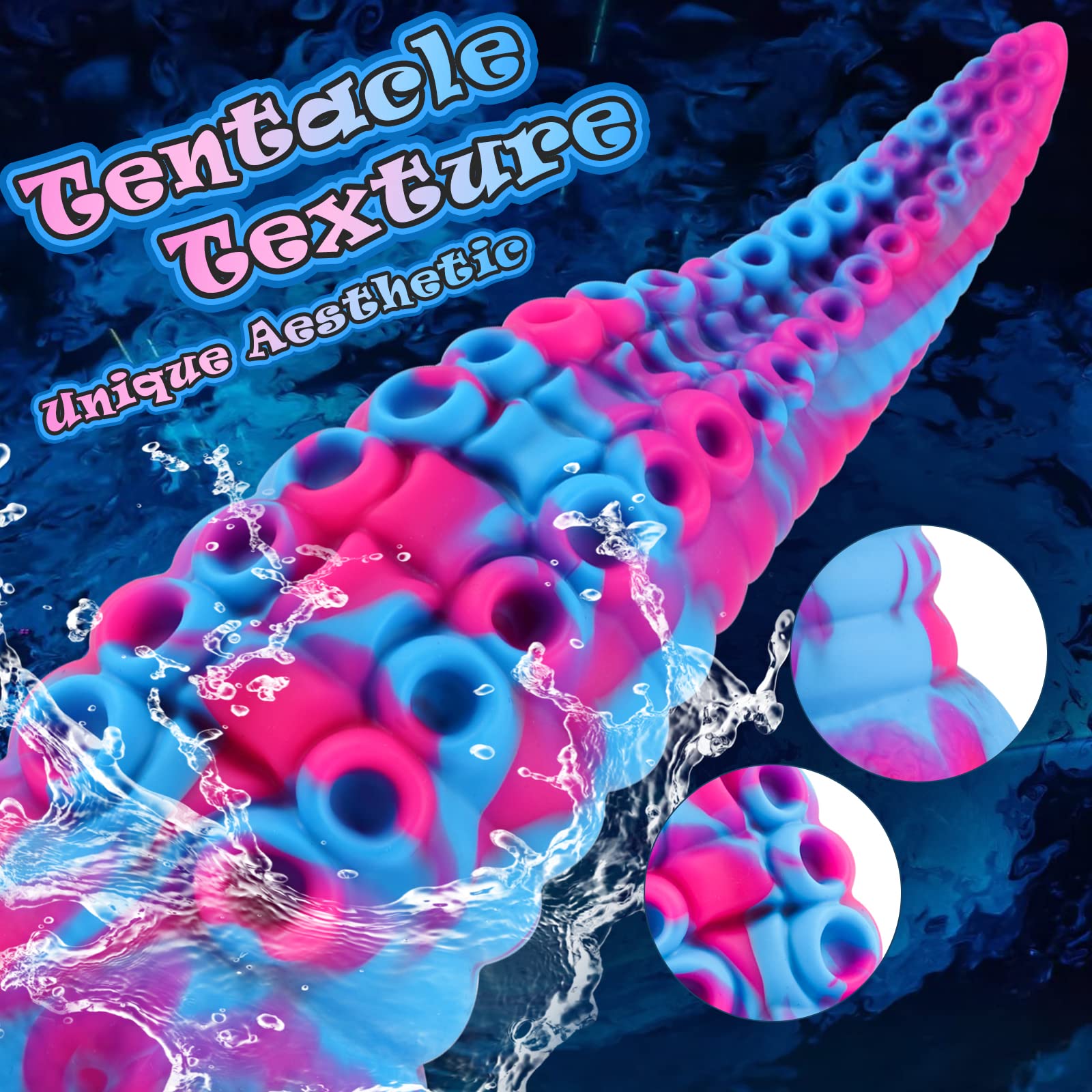 Monster Dildo Tentacle Adult Toy: Big Thick Dildos with Suction Cup for Women, Huge Fantasy Dildo with Octopus-Shape, 8.7β Silicone Giant Dildo